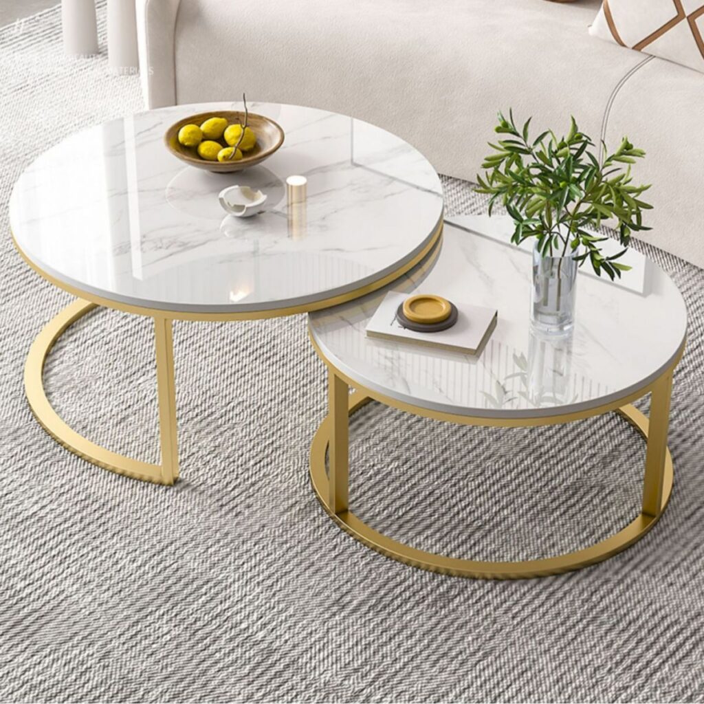 Nesting Marble Coffee Table - Taccio - Furniture Shop in Kenya